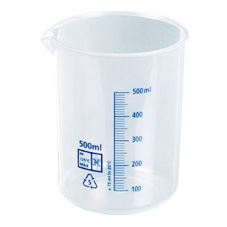 Becher gradué 250, 500ml ou 1 litre.